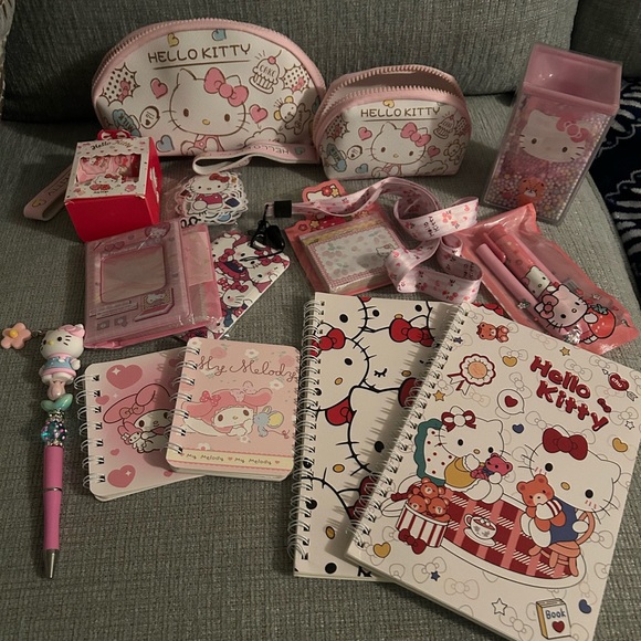 Office | Hello Kitty Stationery Set 17 Items | Poshmark